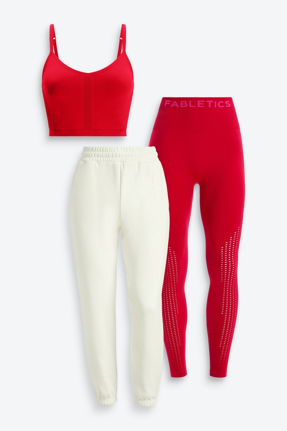 Cyber Cherry 3-Piece Bundle Fabletics