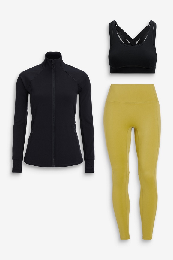 Cyber Olive 3-Piece Bundle Fabletics