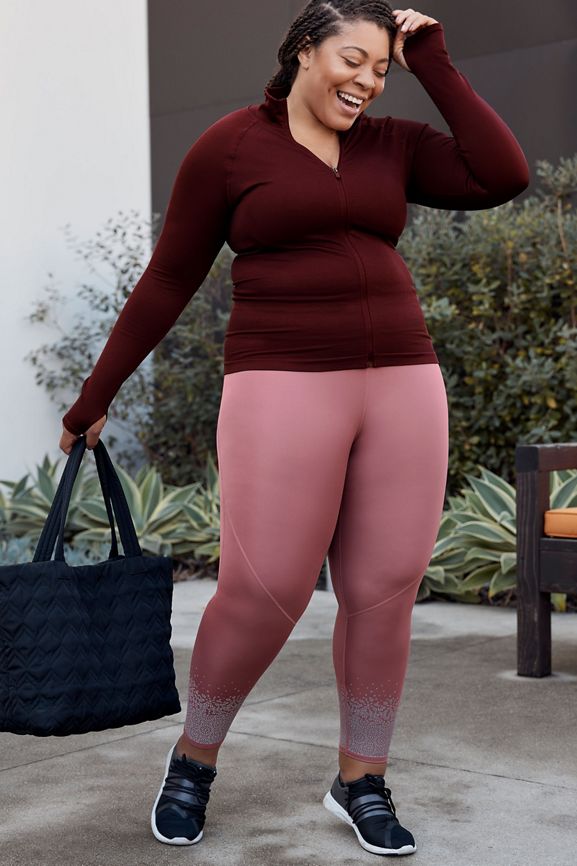 Luciana Rib Seamless Long-Sleeve Zip Up Fabletics