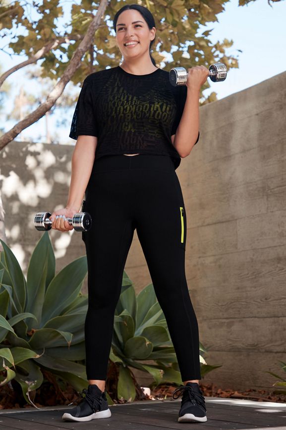 Legging 7/8 Motion 365 taille haute à poches Fabletics