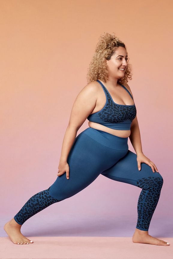 High-Waisted Seamless Leopard Legging Fabletics