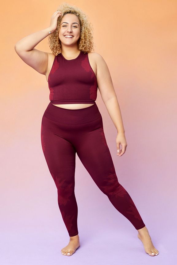 High-Waisted Seamless Floral Legging Fabletics