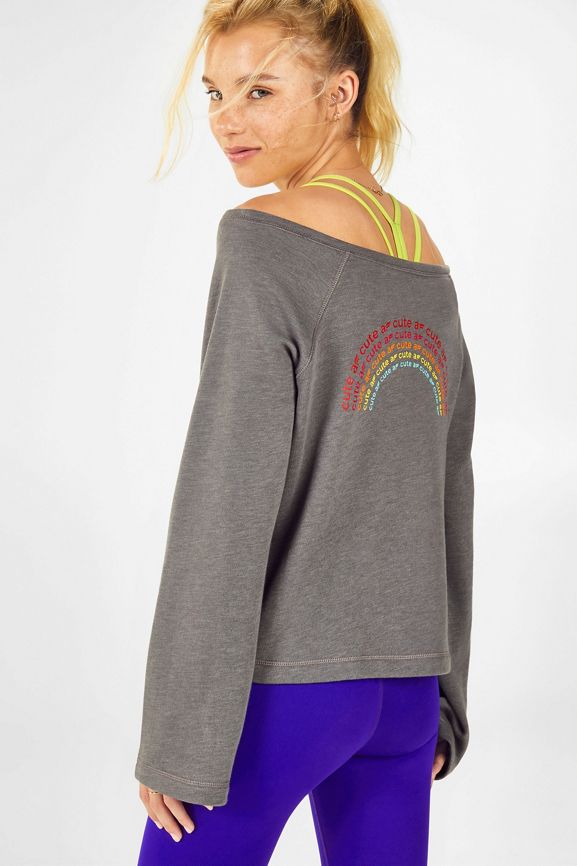 Isabel terry pullover med vida ärmar Fabletics