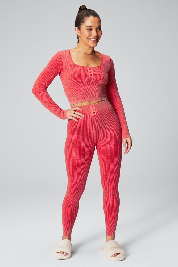 Cable Knit Long-Sleeve Top Fabletics Canada