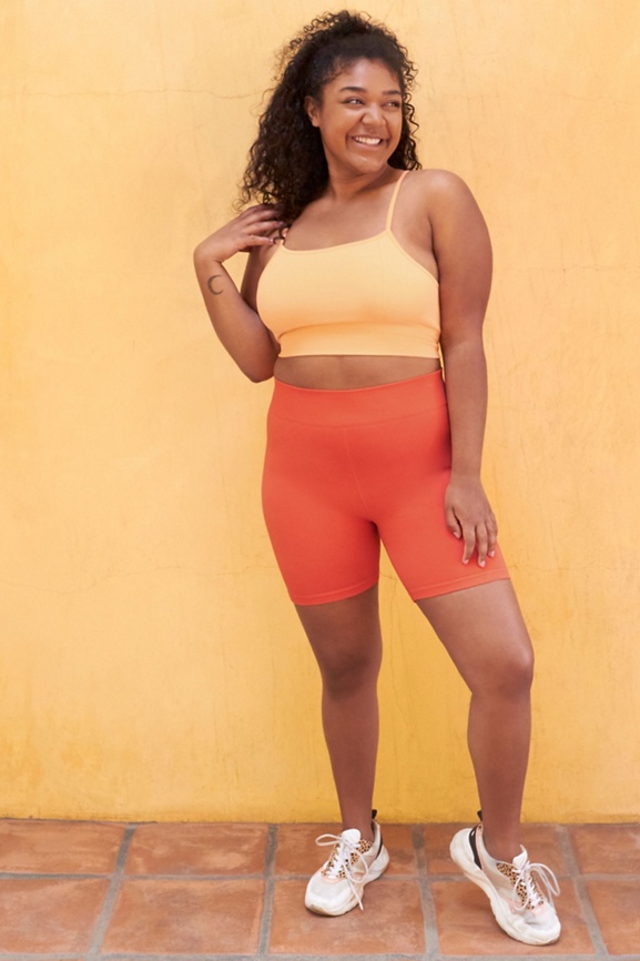 High-Waisted Seamless Rib Short - Fabletics