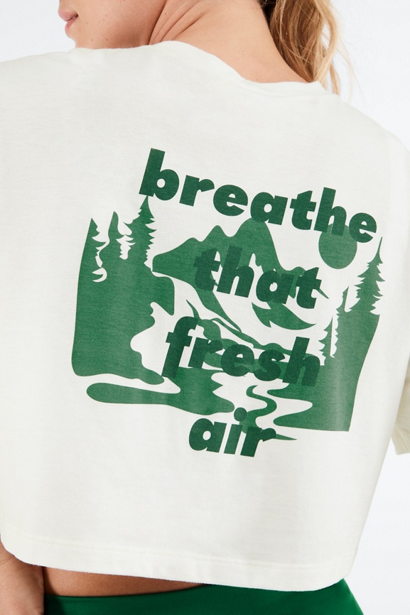 Jade Short-Sleeve Boxy Tee - Fabletics Canada