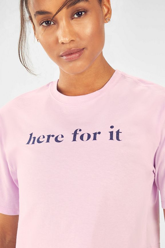 Jade Short-Sleeve Boxy Tee - Fabletics Canada