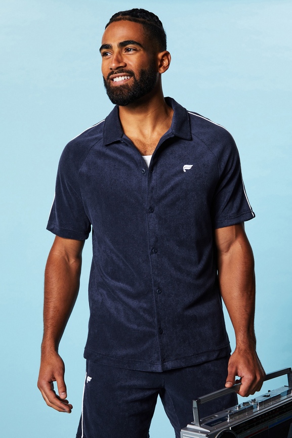 The Island Terry Button Up - Fabletics