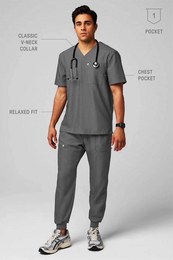 Helix 1-Pocket Scrub Top - Fabletics
