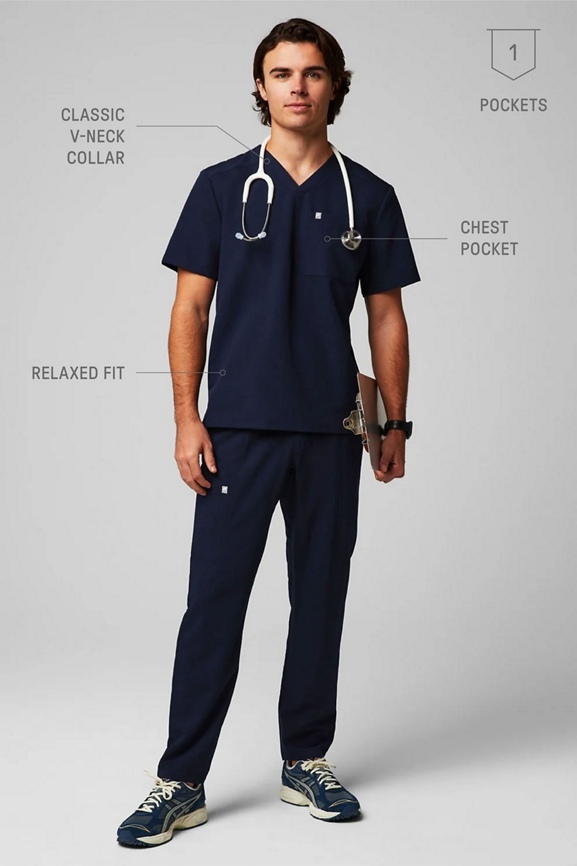 Helix 1-Pocket Scrub Top - Fabletics